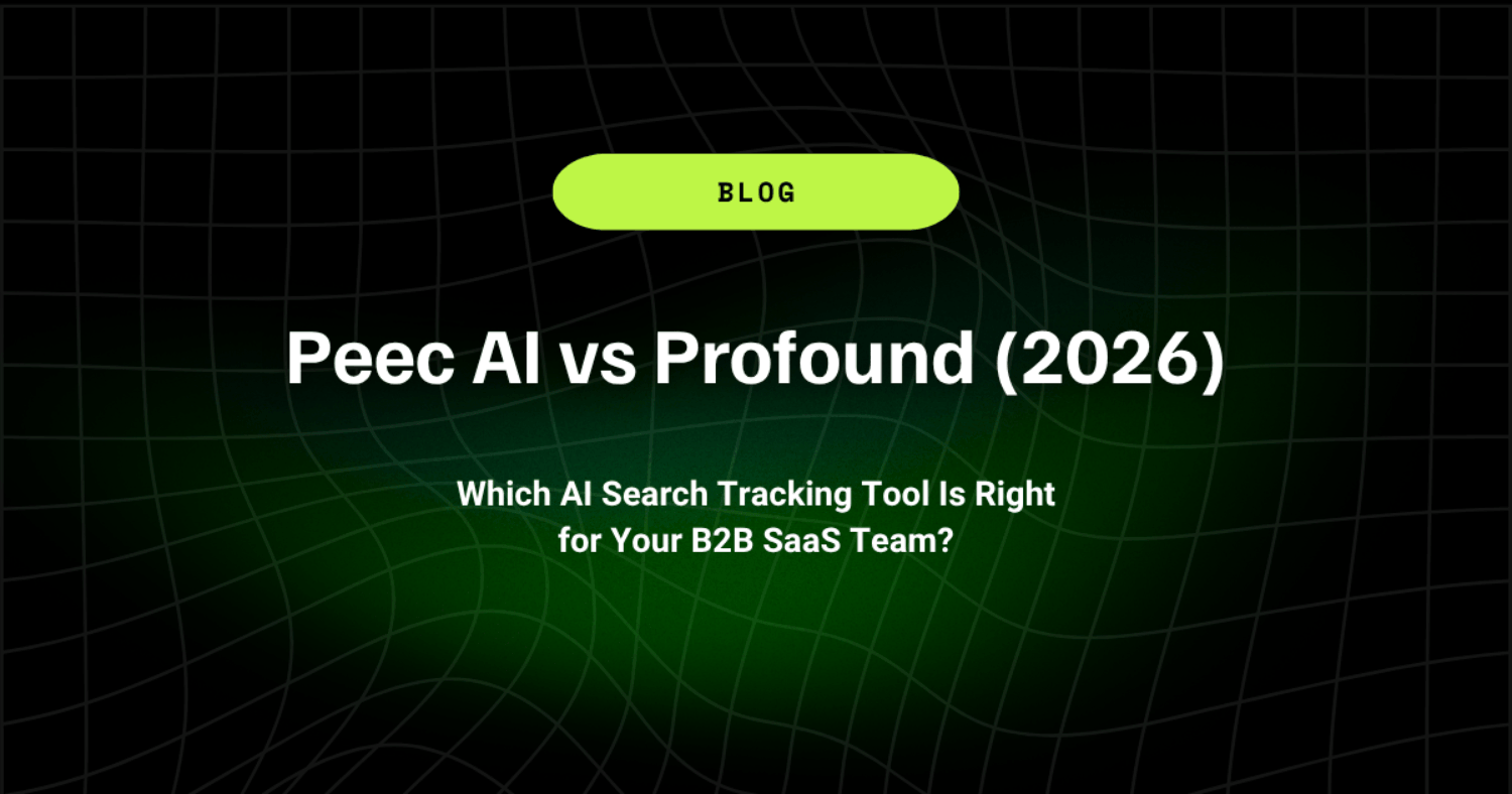 Peec AI vs Profound (2026): Which AI Search Tracking Tool Is Right for ...